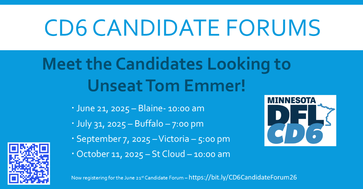 CD6 Candidate Forum · Minnesota DFL